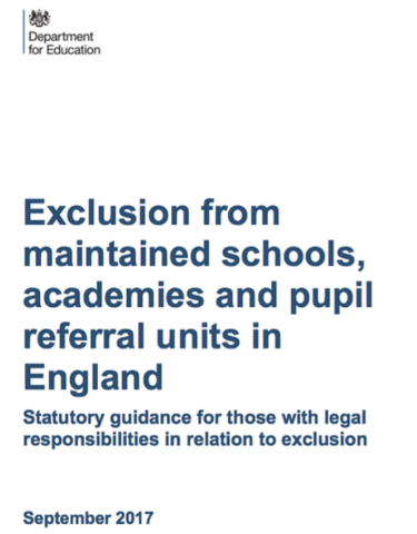 Exclusion from maintained schools, academies and pupil referral units ...