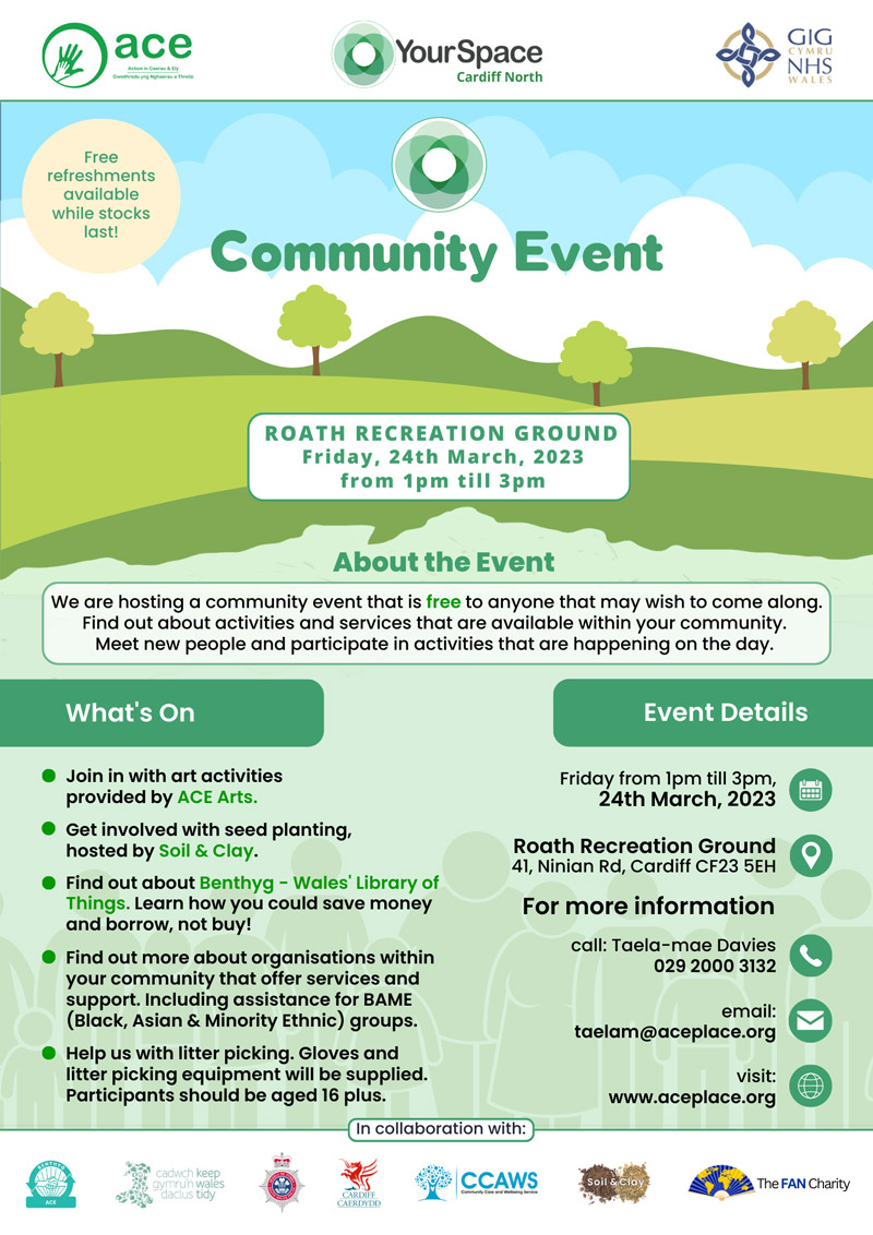Community event at Roath Park Recreation Ground – ExChange